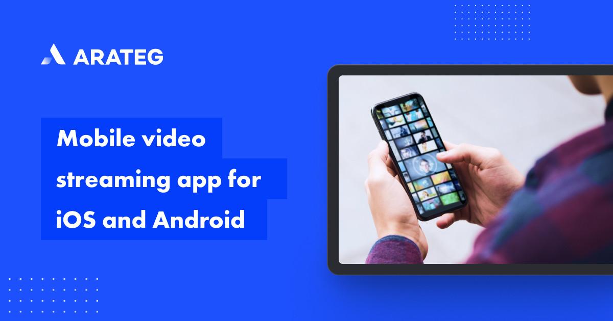 A mobile video streaming app for iOS and Android